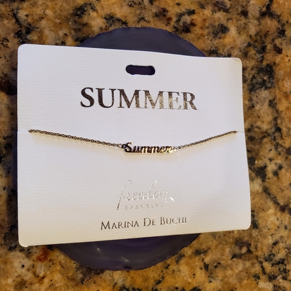 Marina De Buchi | Jewelry | Marina De Buchi Summer Gold Plated Bracelet | Poshmark